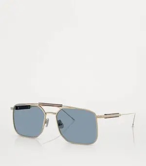 Brunello Cucinelli Titanium Sunglasses