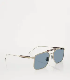 Brunello Cucinelli Titanium Sunglasses
