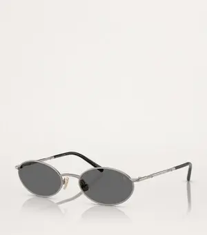 Brunello Cucinelli Oval Sunglasses