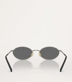 Brunello Cucinelli Oval Sunglasses