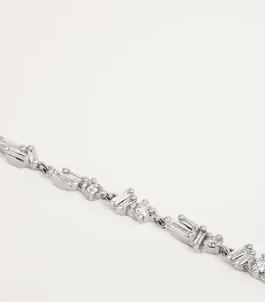 SUZANNE KALAN Gold And Diamond Bracelet - White