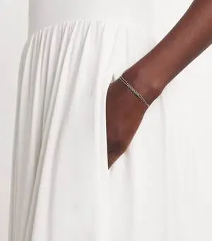 SUZANNE KALAN Gold And Diamond Bar Bracelet - White