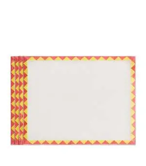 MAISON MARGAUX X Christopher Farr Linen Island Hue Placemats - Pink