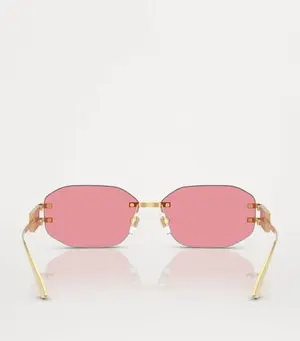 Versace Metal Octagon Sunglasses