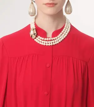 Valentino Garavani Silk Maxi Shirt Dress