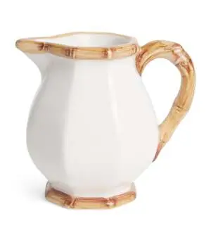 LES-OTTOMANS Ceramic Bamboo Milk Jug