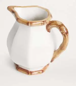 LES-OTTOMANS Ceramic Bamboo Milk Jug