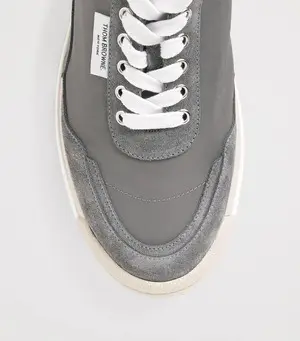 Thom Browne Tech Nylon Alumni Sneakers - Grey