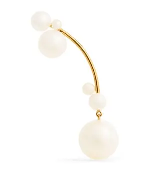 Sophie Bille Brahe Grand Stella Perle Single Earring - Gold