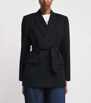 Rag & Bone Virginia Belted Blazer - Navy