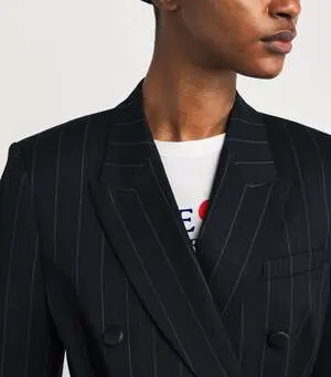 Rag & Bone Virginia Belted Blazer - Navy