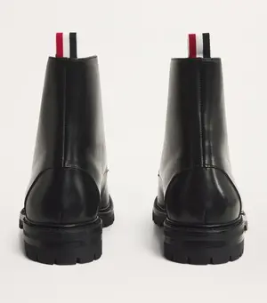 Thom Browne Leather Commando Boots