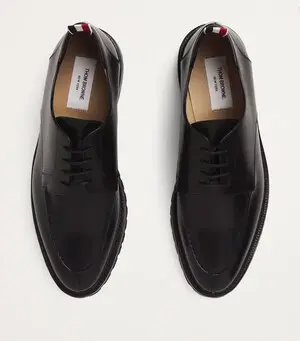 Thom Browne Leather Commando Derby Shoes - Black