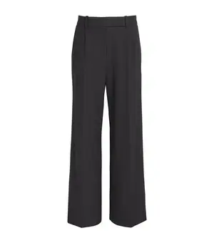 Maje Tailored High-rise Trousers - Black