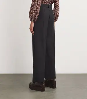 Maje Tailored High-rise Trousers - Black