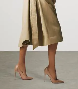 CHRISTIAN LOUBOUTIN Sporty Kate Nappa Pumps 100 - Nude