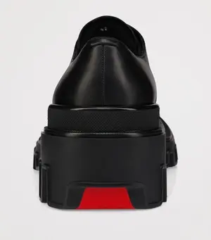 CHRISTIAN LOUBOUTIN Trott Dune Leather Derby Shoes