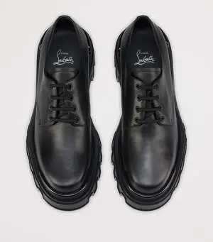 CHRISTIAN LOUBOUTIN Trott Dune Leather Derby Shoes
