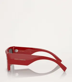 Dolce & Gabbana Full-rim Square Sunglasses - Red