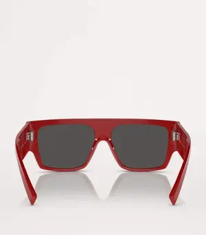 Dolce & Gabbana Full-rim Square Sunglasses - Red
