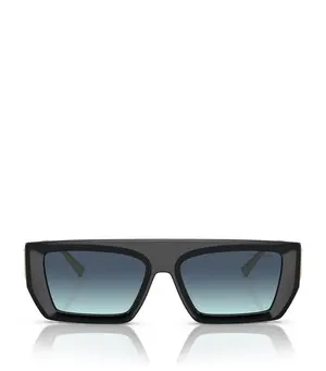Tiffany & Co. Square Frame Sunglasses - Black