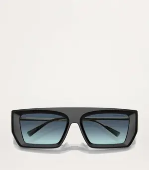 Tiffany & Co. Square Frame Sunglasses - Black