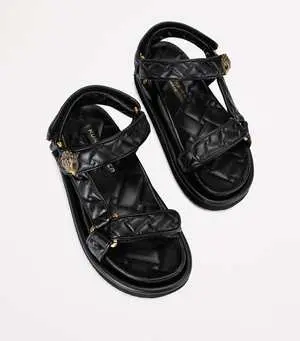 Kurt Geiger Quilted Orson Sandals