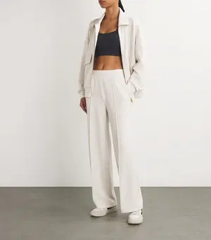 Varley Wide Leg Trousers - Ivory
