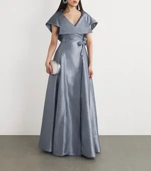 Alexis Mabille Lamé Collared Gown