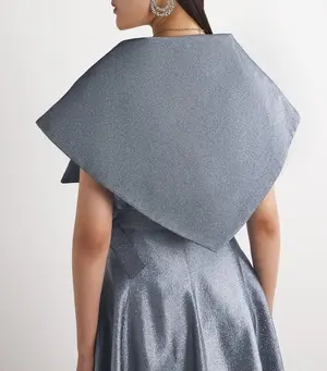 Alexis Mabille Lamé Collared Gown