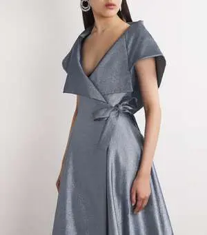 Alexis Mabille Lamé Collared Gown