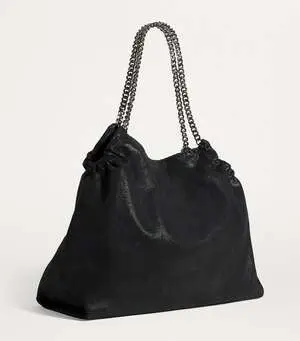 Stella McCartney Shaggy Deer Falabella Tote Bag - Black