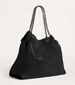 Stella McCartney Shaggy Deer Falabella Tote Bag - Black