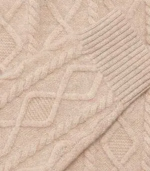 Harrods Cashmere Cable-knit Trousers