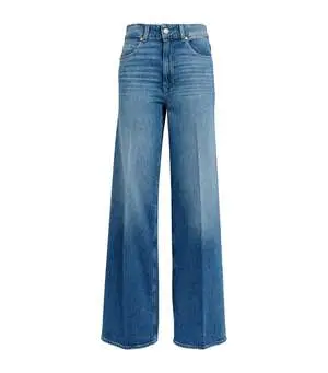 Paige Sasha Wide Leg Jeans - Blue
