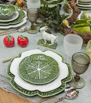 BORDALLO PINHEIRO Cabbage Dinner Plate