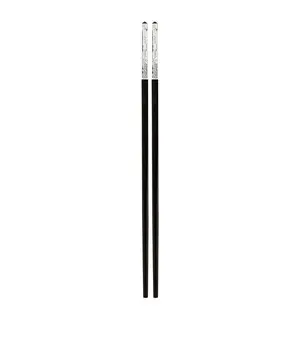 Christofle Plated Chinese Jardin D’eden Chopsticks - Silver