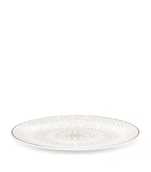 THE MARTHA, BY BACCARAT Arcadia Gold Bread Plate