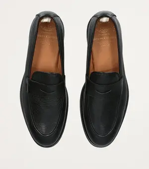 Officine Creative Leather Loafers - Black