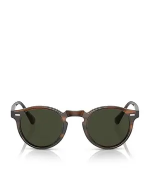 Oliver Spencer Oliver Peoples Gregory Peck Sun Sunglasses Brown