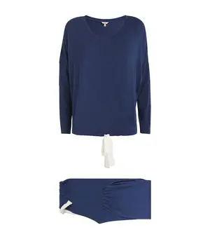Eberjey Modal Gisele Pyjama Set Navy