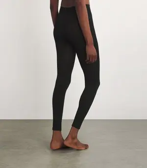 Falke Pure Matte 100 Leggings - Black
