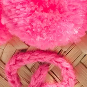 BONITA Pompom Basket Bag