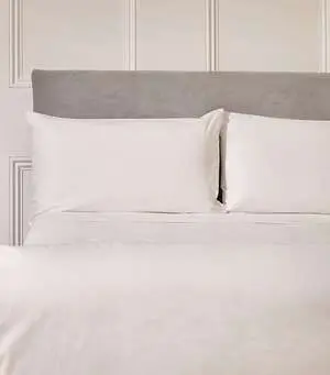 Harrods Dust Mite Pillowcase Protector Pair - White