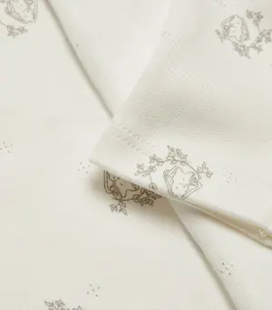 TARTINE ET CHOCOLAT Embroidered All-in-one With Peter Pan Collar