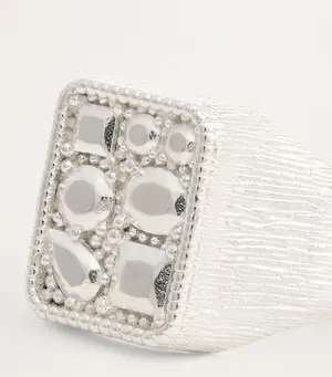BLEUE BURNHAM Cottage Garden Signet Ring