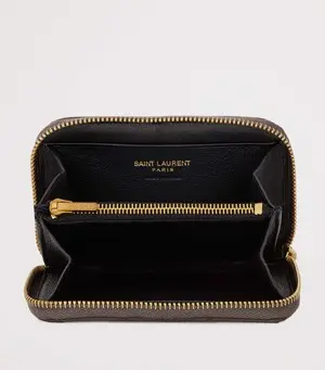 Saint Laurent Cassandre Matelassé Wallet - Black