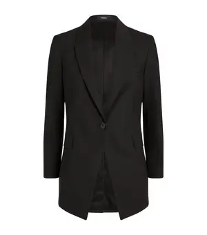 Theory Good Wool Etiennette Blazer - Black