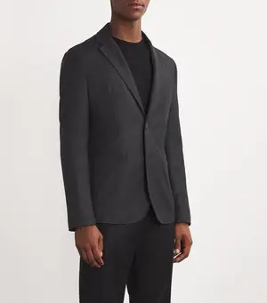 Emporio Armani Virgin Wool Blazer - Grey