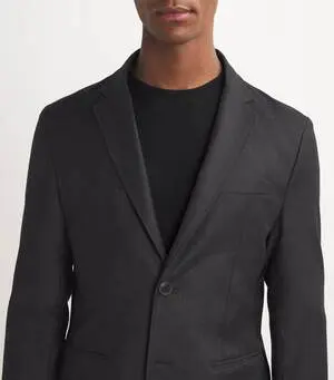 Emporio Armani Virgin Wool Blazer - Grey